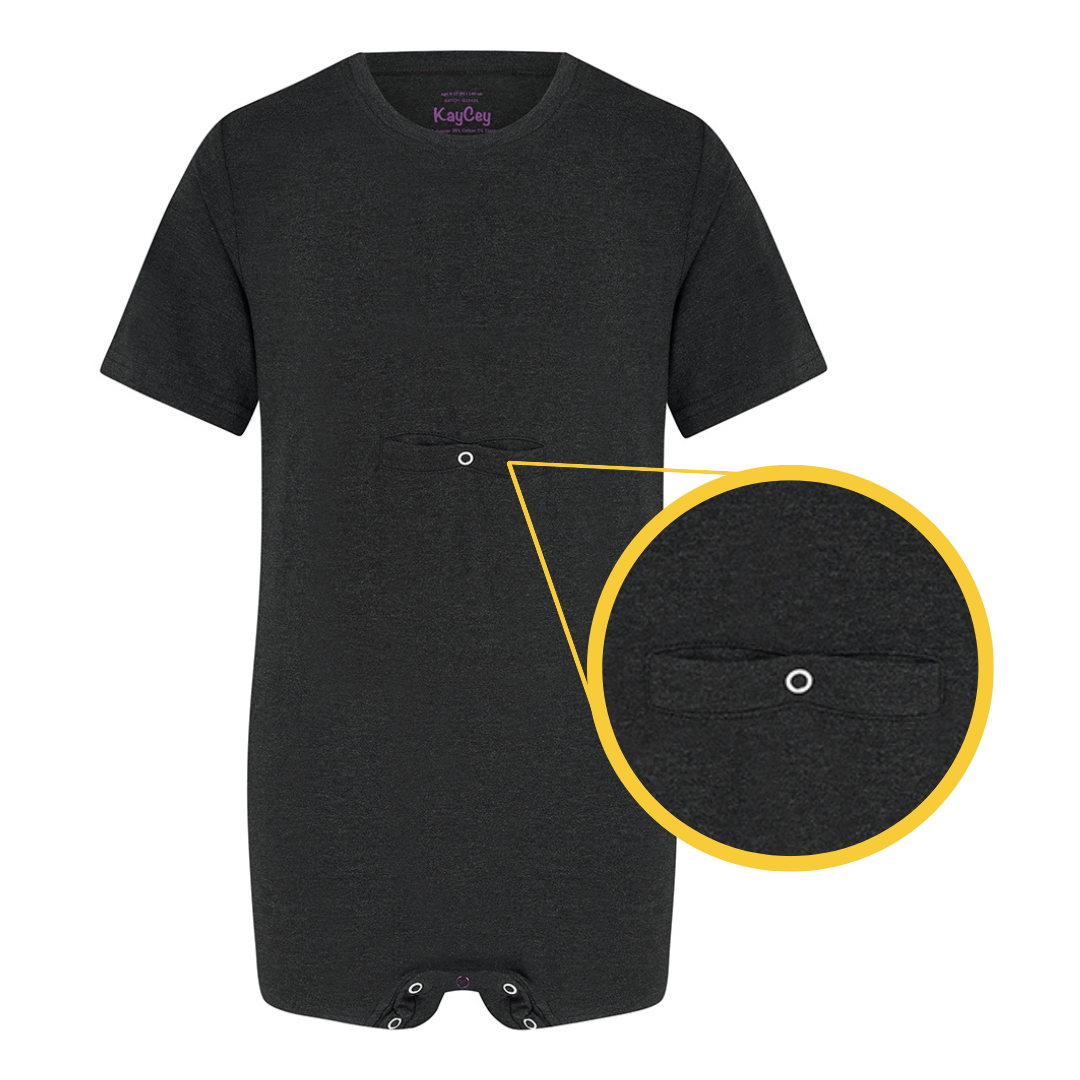 KayCey®P Popper Vests (Adults) - Short Sleeve with Tube Access ...